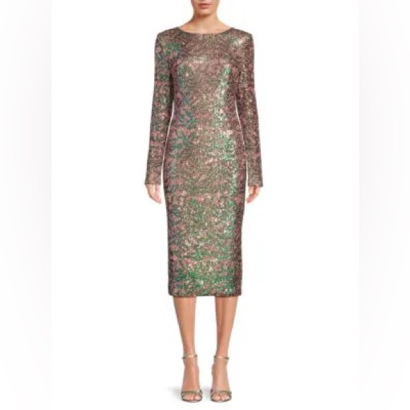 Dress the Population | Dresses | Dress The Population Emery Sequin Midi ...